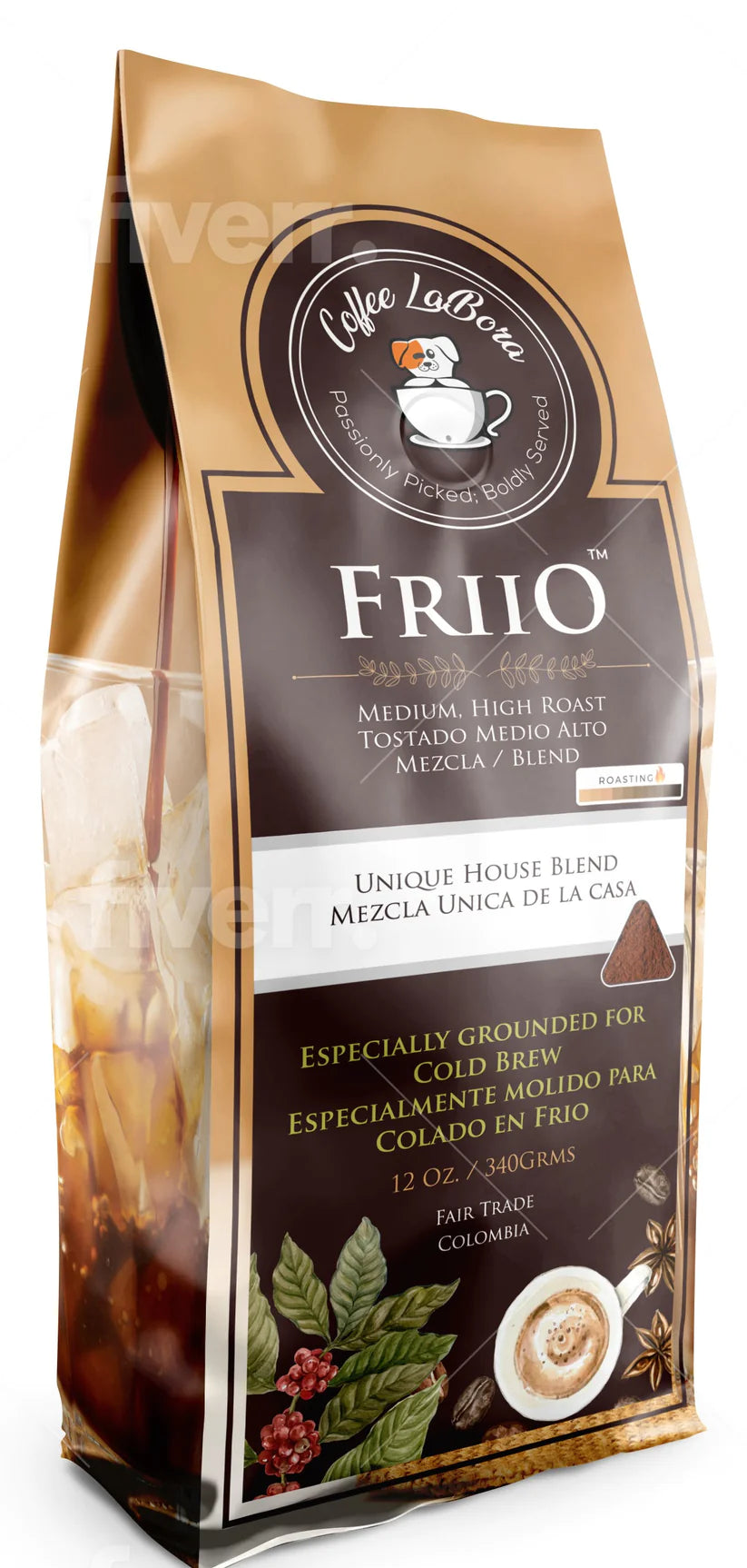 Cold Brew, coarse Friio 12oz/340Grms